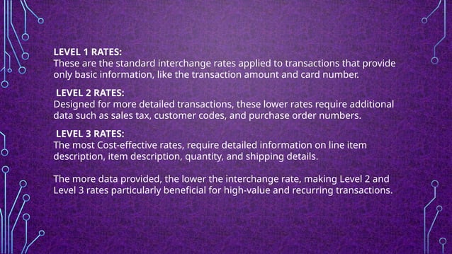 Level 2 & Level 3 Interchange Rates How They Work and Why They Matter ...