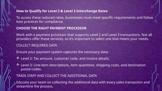 Level 2 & Level 3 Interchange Rates How They Work and Why They Matter ...