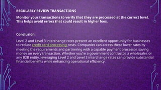 Level 2 & Level 3 Interchange Rates How They Work and Why They Matter ...