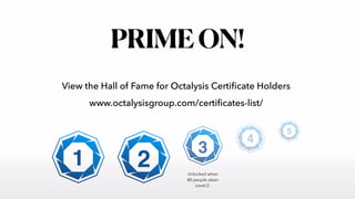 Octalysis Certificate - Level 2 (Octalysis Prime) | PPT