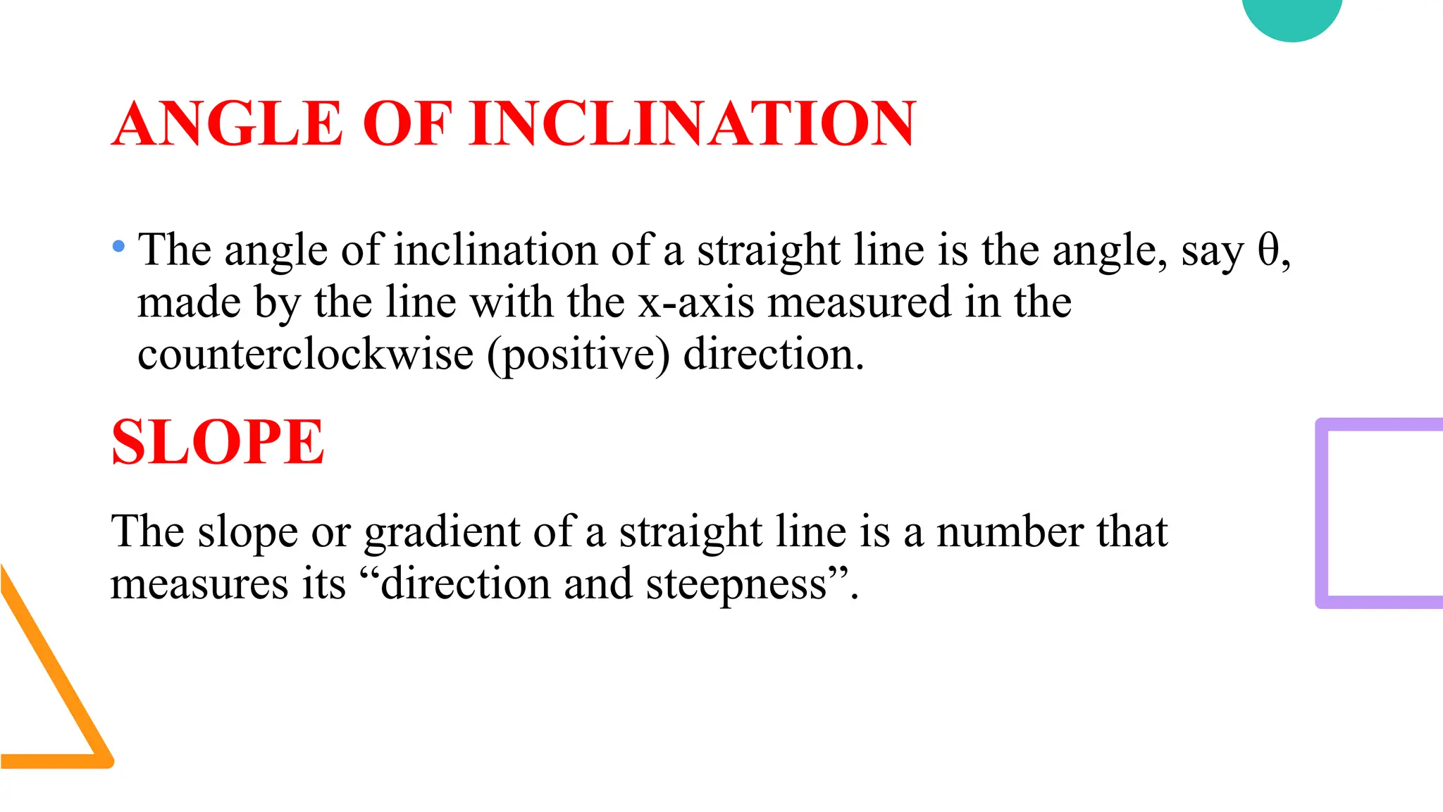 STRAIGHT LINES AND ITS DIFFERENT FORMS.Standard 11 | PPTX