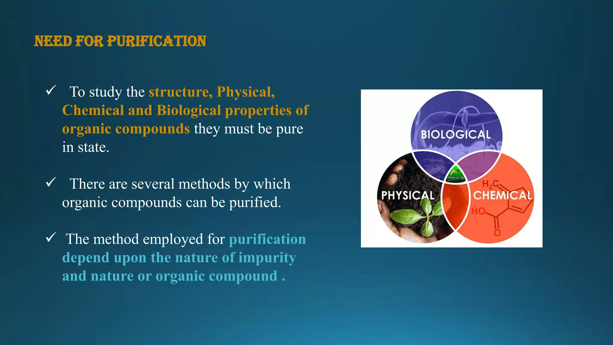 Purification of Organic Compounds | PDF