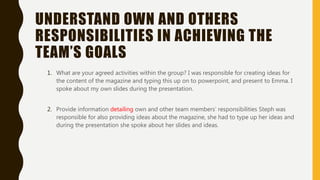 Level 2 teamwork skills 1 | PPTX