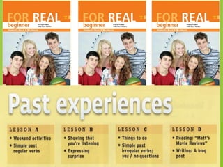 Level 2 unit 12 past simple (all forms) regular and irregular verbs | PPT