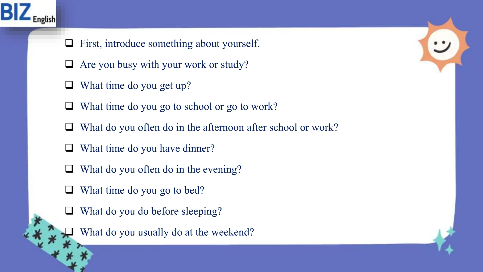 LEVEL 3 - UNIT 2 - EVERYDAY ACTIVITIES.pptx