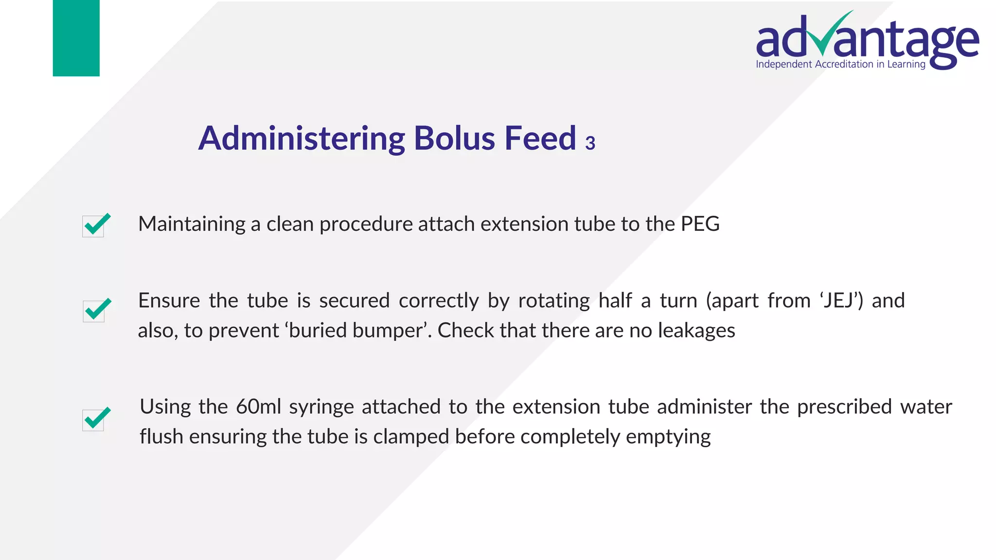 Level 3 Award in PEG Feeding | PDF