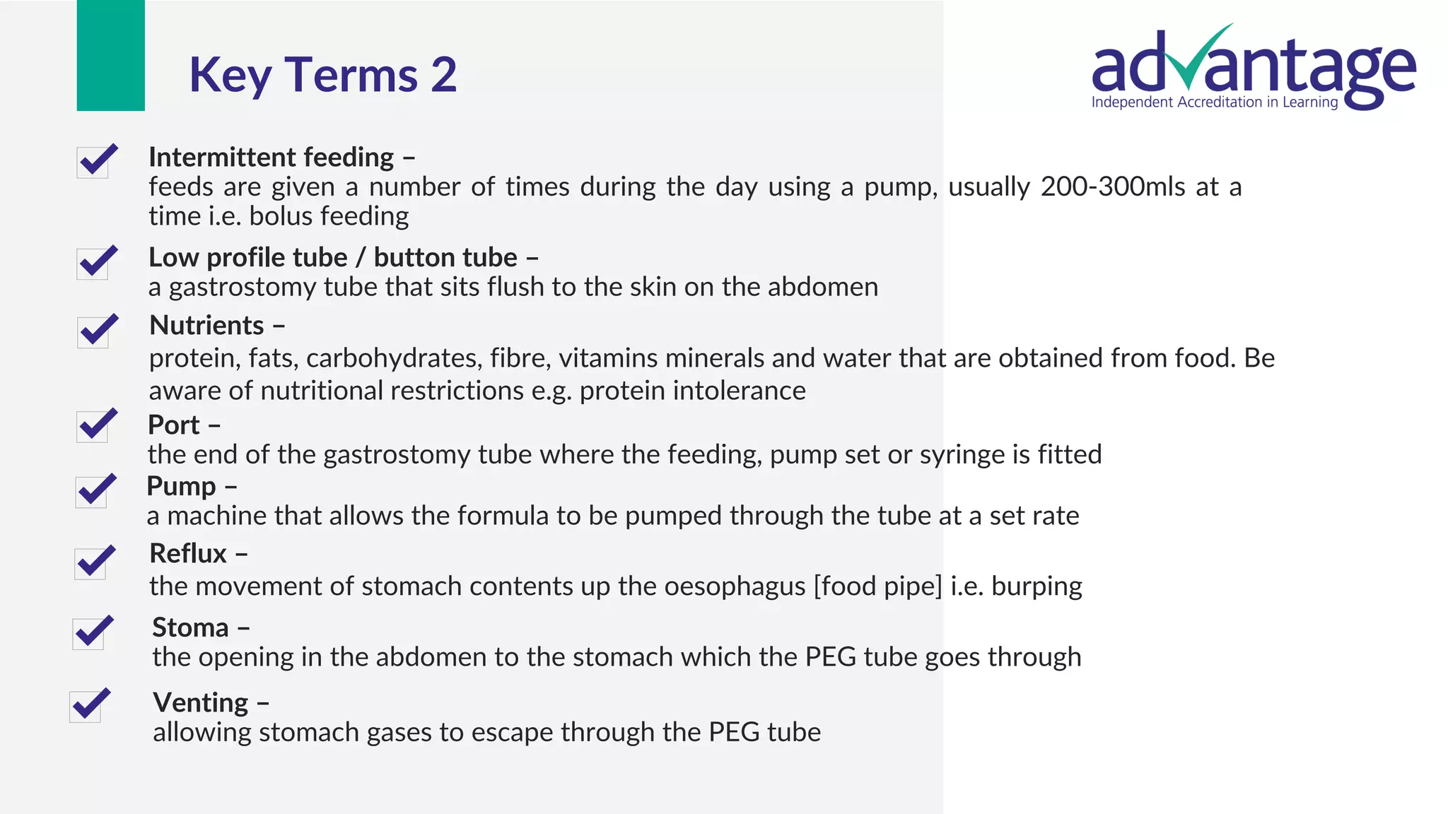Level 3 Award in PEG Feeding | PDF