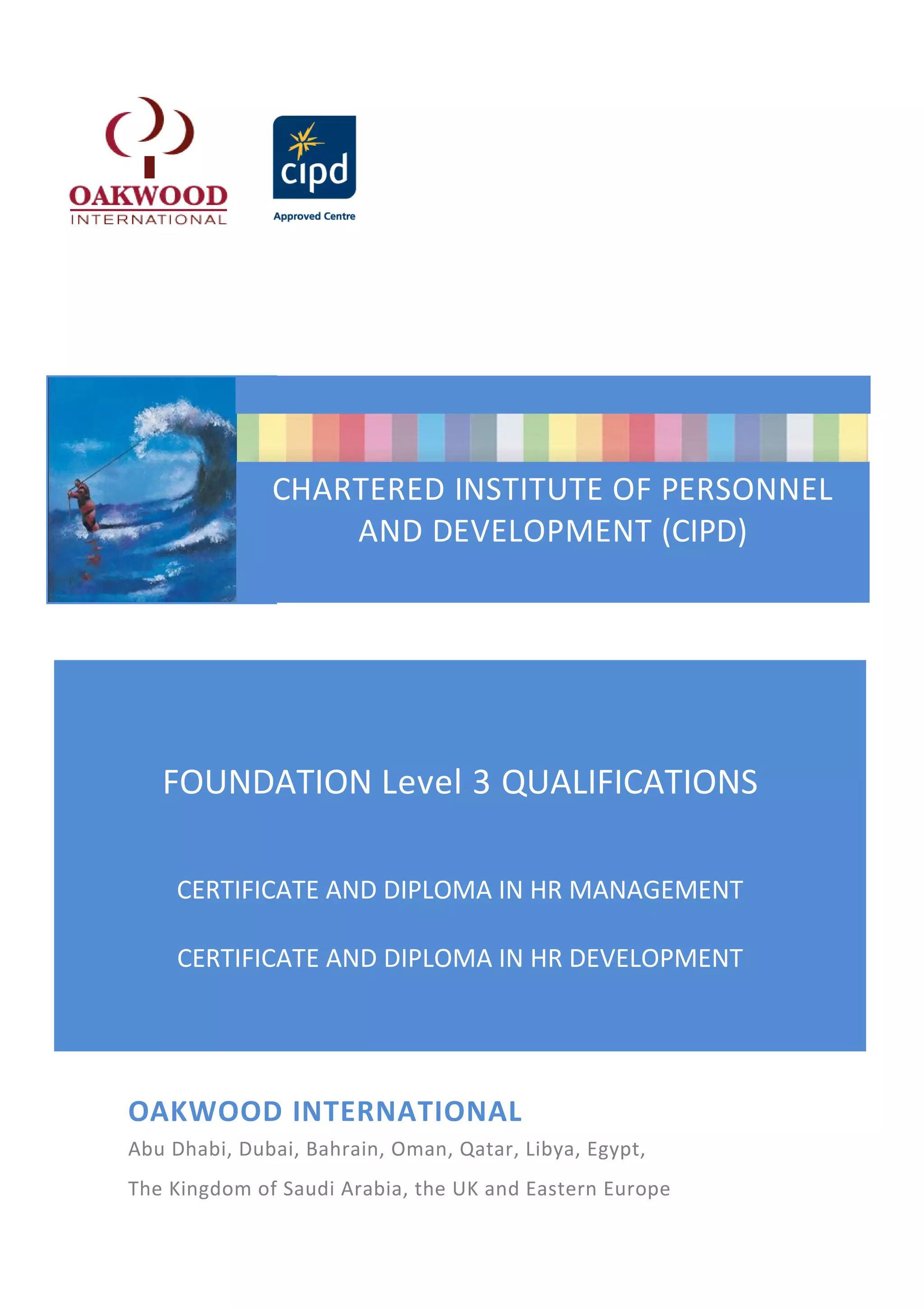 Level 3 cipd brochure final | DOC