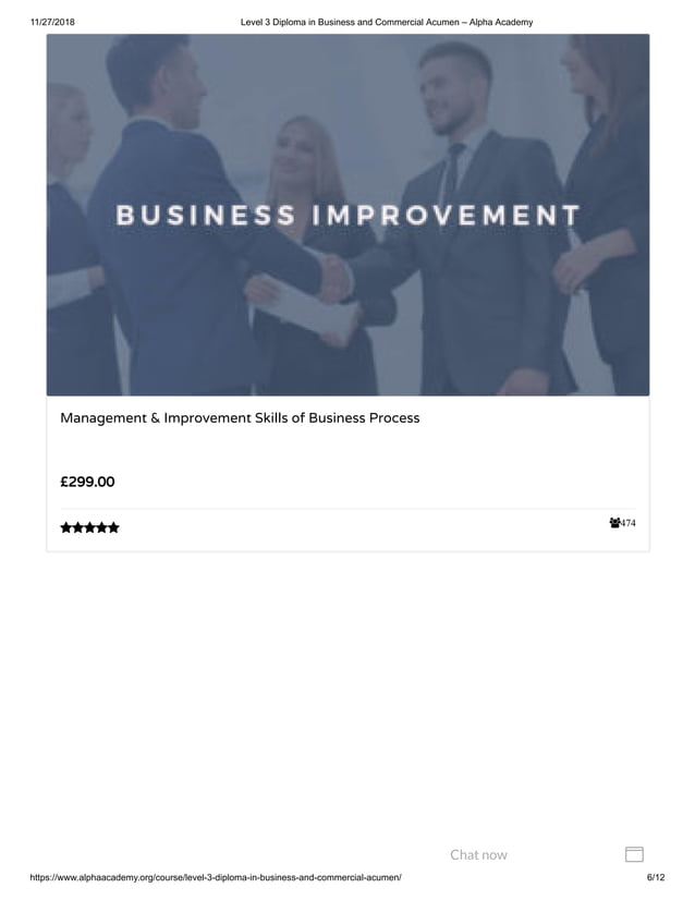 Level 3 diploma in business and commercial acumen - Alpha Academy | PDF