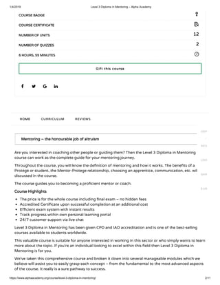 Level 3 diploma in mentoring – alpha academy | PDF