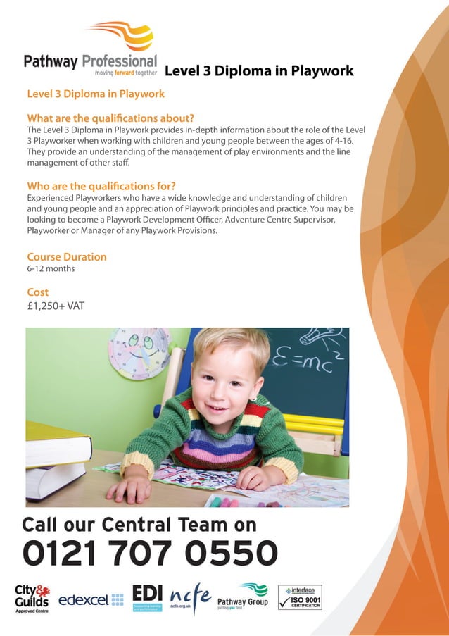 Level 3 Diploma in Playwork | PDF