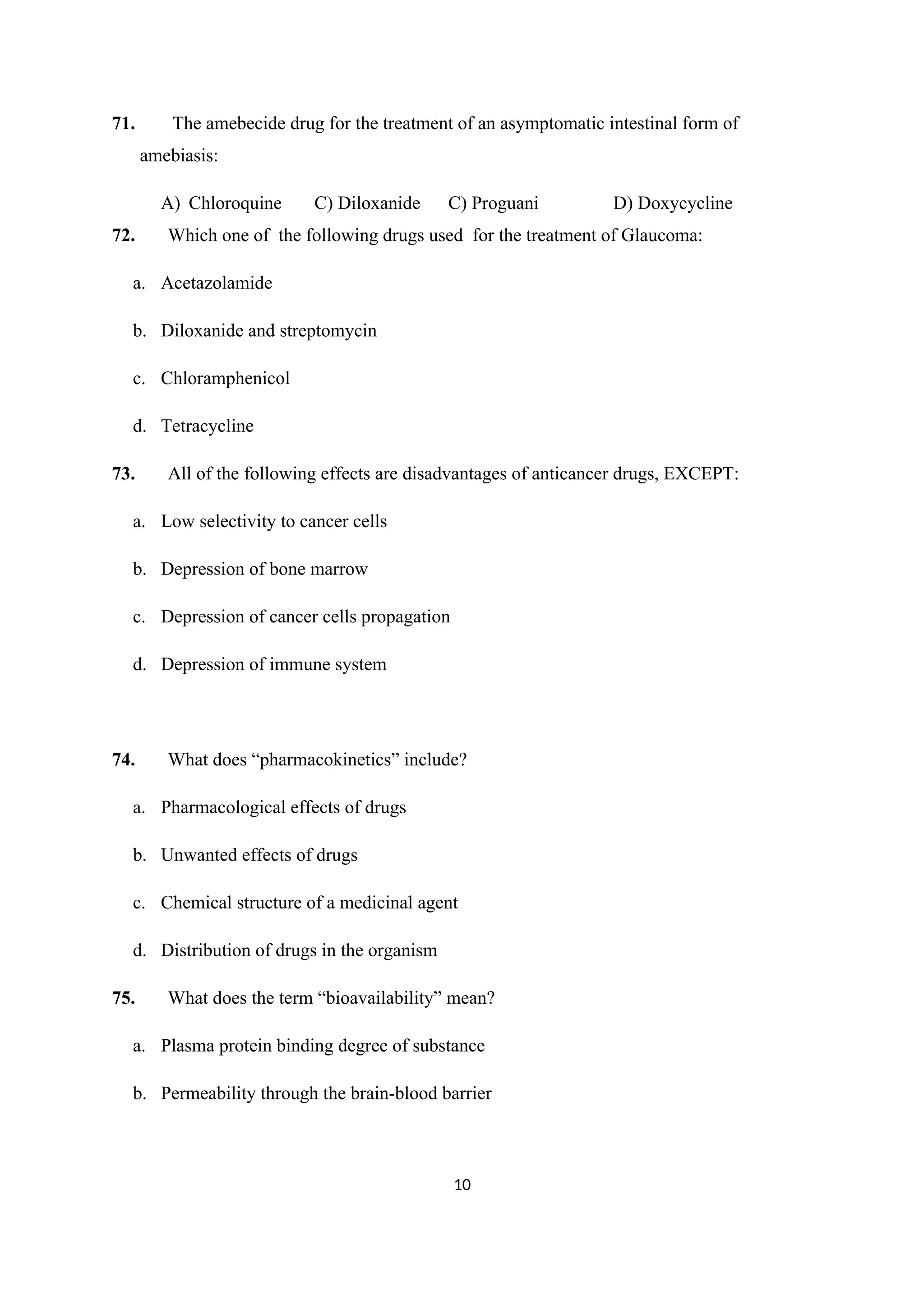 level 4 coc exam for studentspharmacy.docx