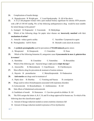 level 4 coc exam for studentspharmacy.docx