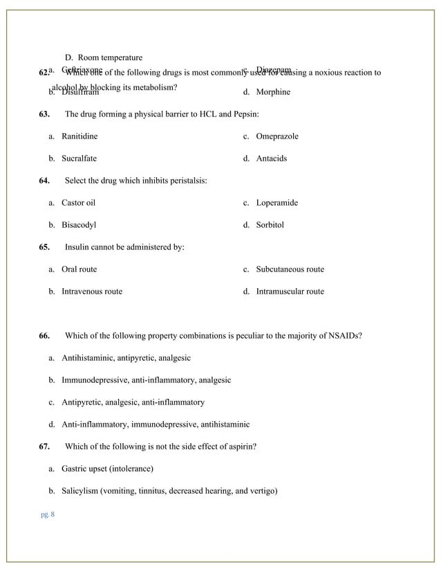 level 4 coc exam for studentspharmacy.docx