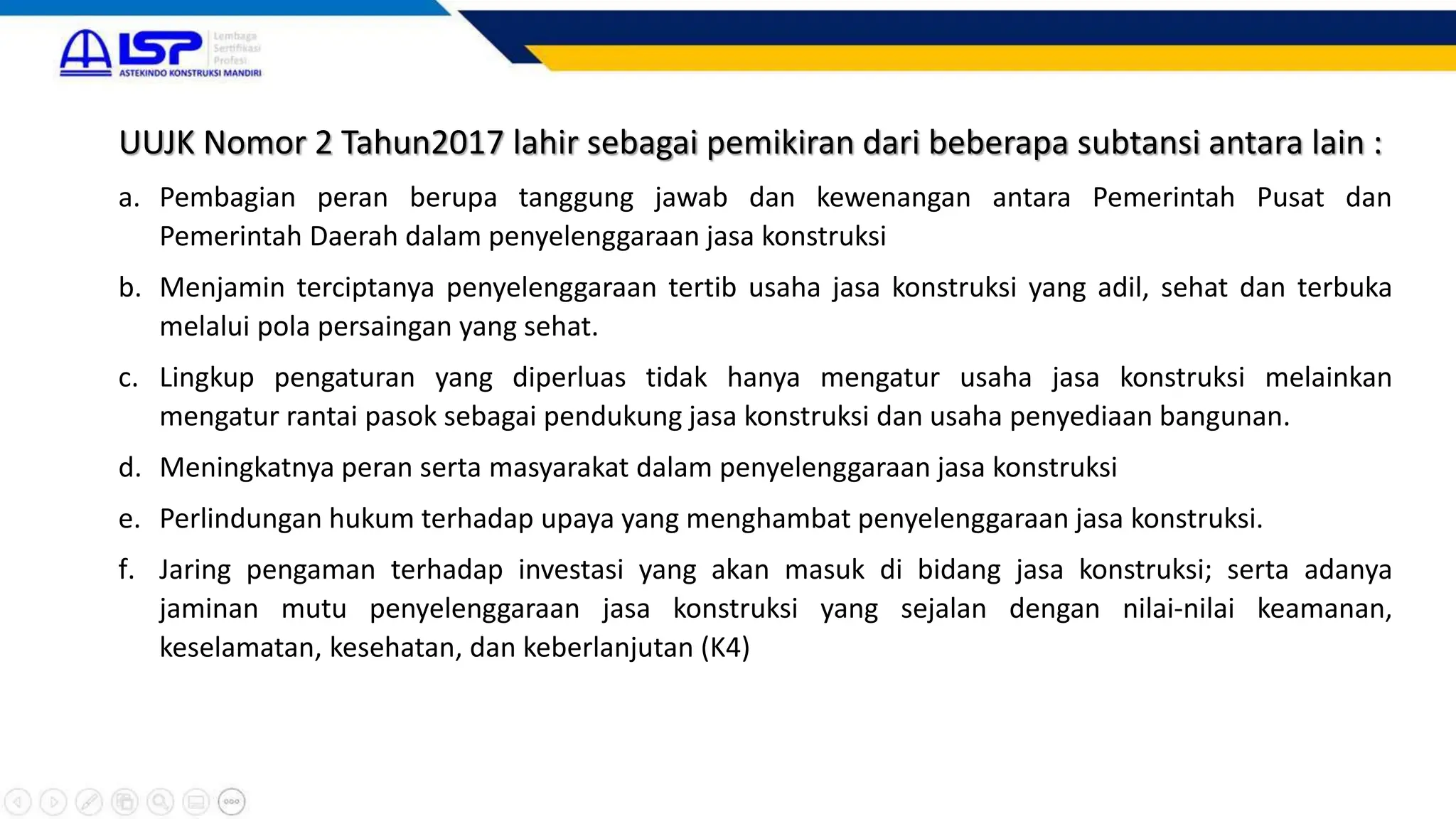 PPT PELAKSANA KONSTRUKSI BANGUNAN UNIT DISTRIBUSI SPAM | PPTX