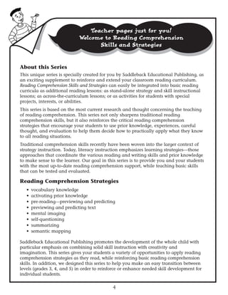 Reading comprehension level four for english languange | PDF