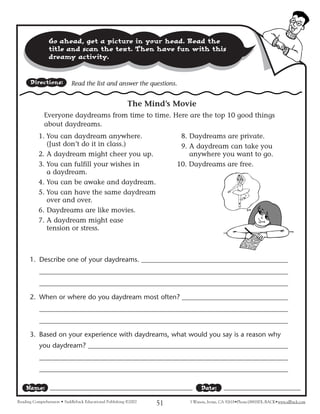 Reading comprehension level four for english languange | PDF