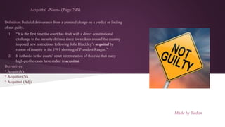 RSchapter6vocabularyslides | PPTX | Law