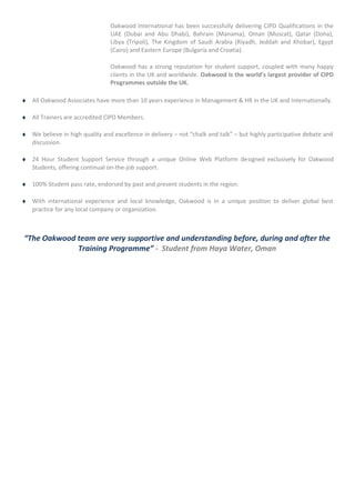 Level 5 cipd brochure final | DOC