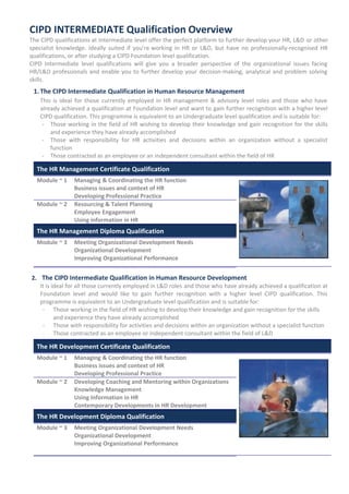 Level 5 cipd brochure final | DOC