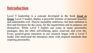 Level 5 leadership | PDF