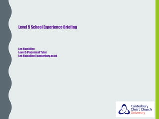 Level 5 placement guide | PPT