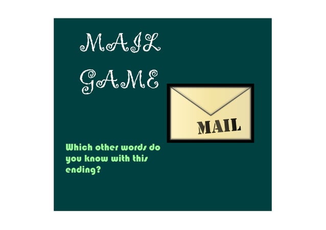 Level 7&8, Mail game | PDF