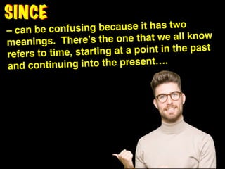 Common conjunctions beyond "and" or "but" to connect two ideas together ...