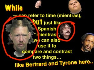 Common conjunctions beyond "and" or "but" to connect two ideas together ...