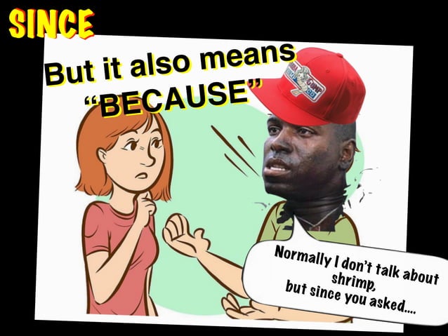 Common conjunctions beyond "and" or "but" to connect two ideas together ...