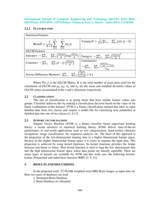 Level based normal abnormal classification of mri brain images | PDF