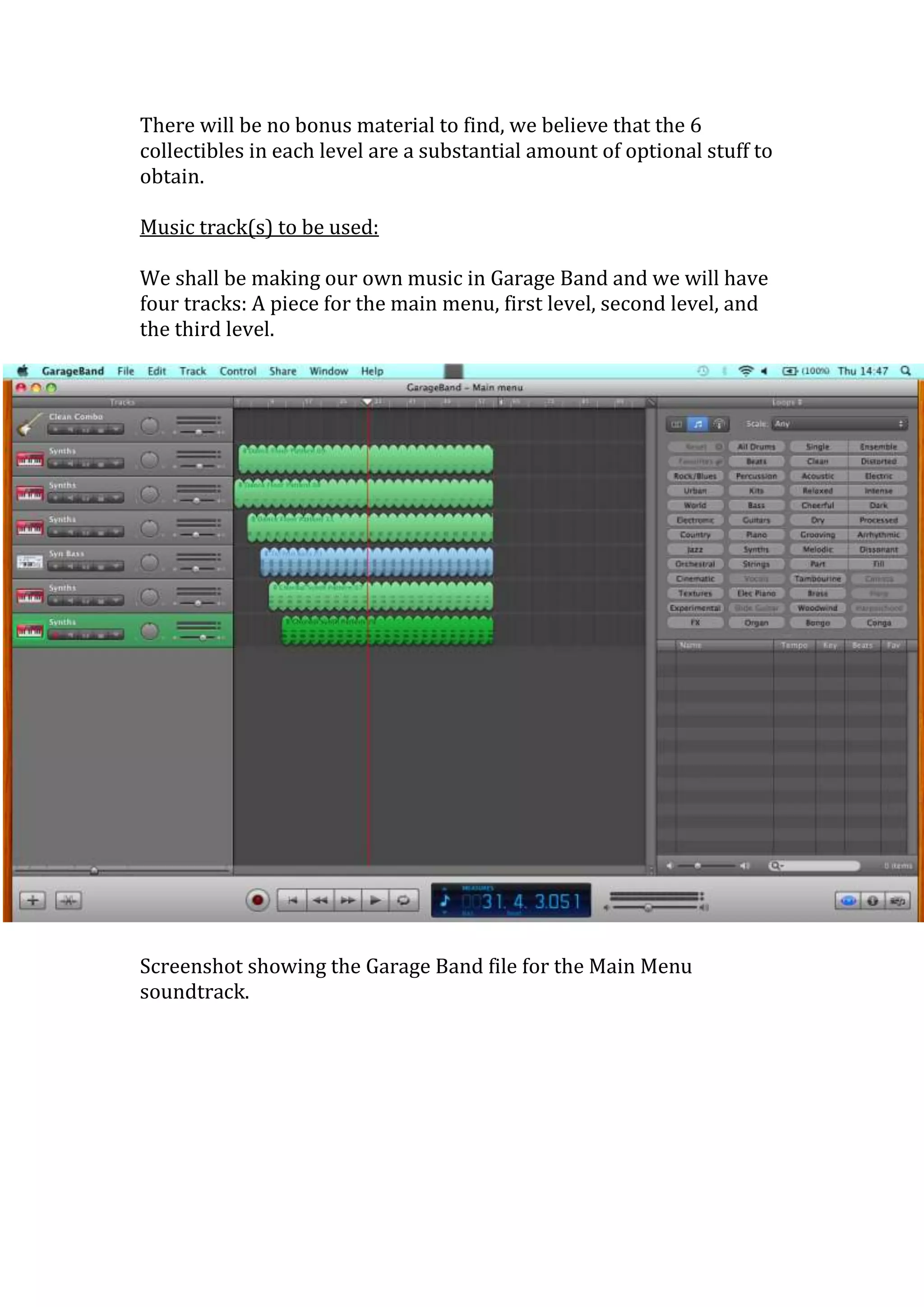 Level beat chart | DOCX