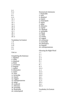 Level d 1-15 | ODT