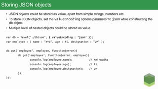 Level DB - Quick Cheat Sheet | PPTX