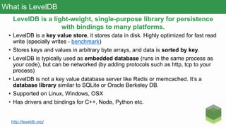 Level DB - Quick Cheat Sheet | PPTX