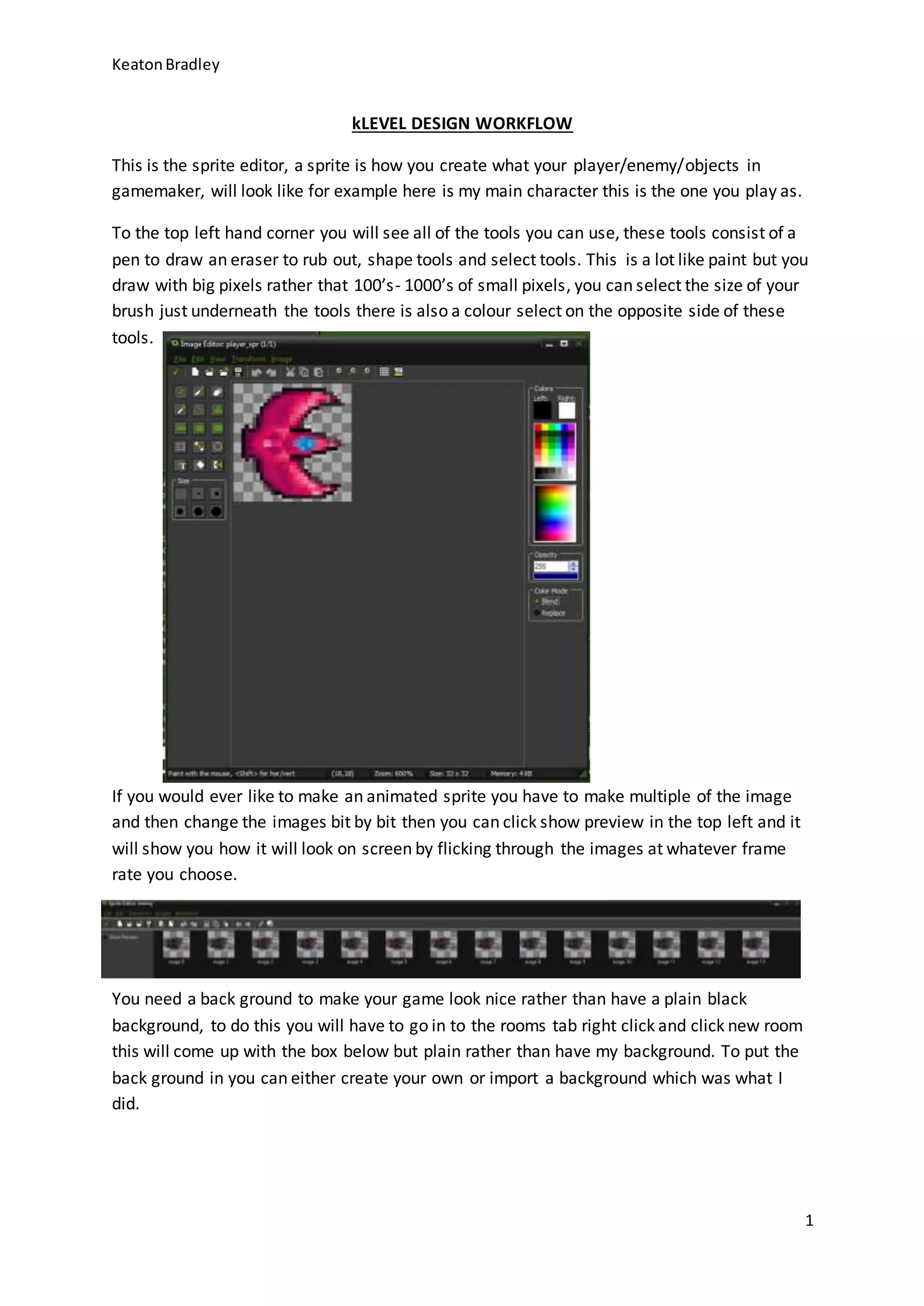 Level desighn workflow | DOCX