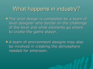 Level design | PPT