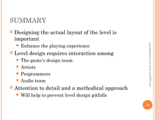 Level design | PPT