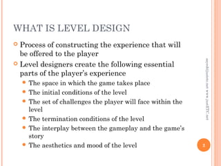 Level design | PPT