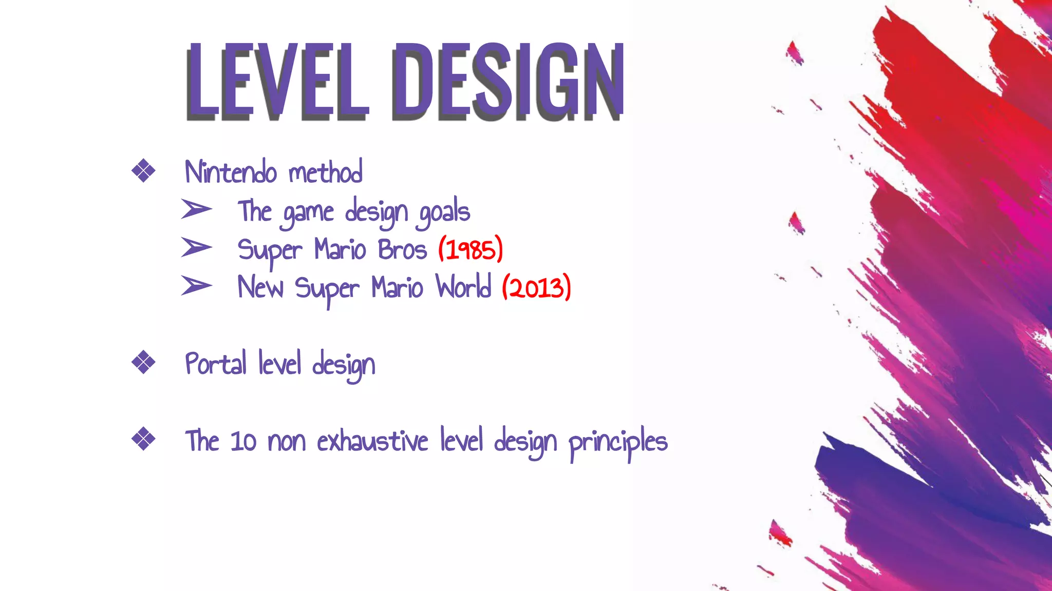 Level design analysis (Nintendo and Valve exemples) | PDF