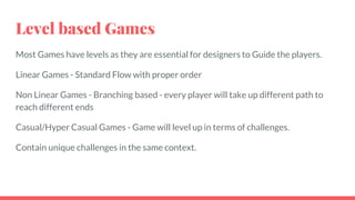 Level design for games | PPTX
