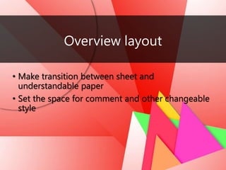 Level design for platformers | PPTX