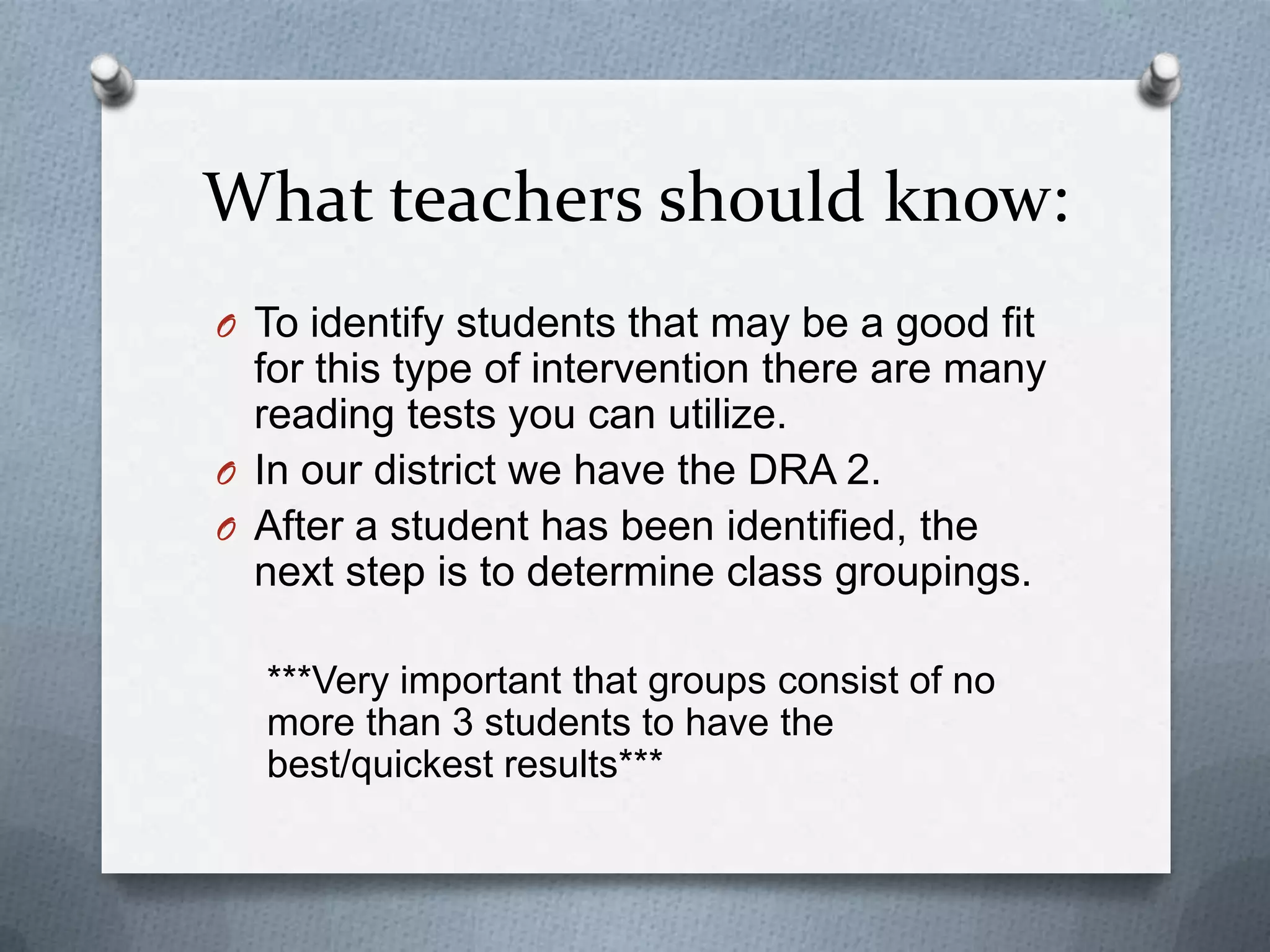 Leveled Literacy Intervention | PPTX