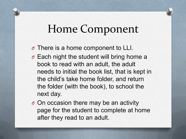 Leveled Literacy Intervention | PPTX