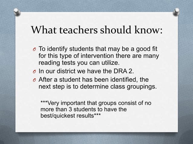 Leveled Literacy Intervention | PPTX