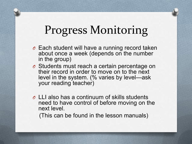 Leveled Literacy Intervention | PPTX