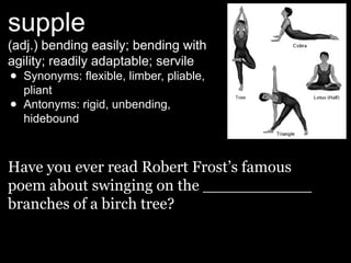 Level E UNIT 6 Vocabulary workshop power point | PPTX