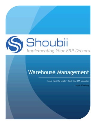 Level II Warehouse Management @ Shoubii | PDF
