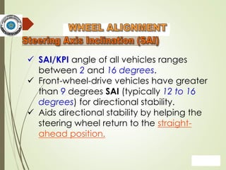 LEVEL II WHEEL ALIGNMENT system of automotive 3. | PPTX