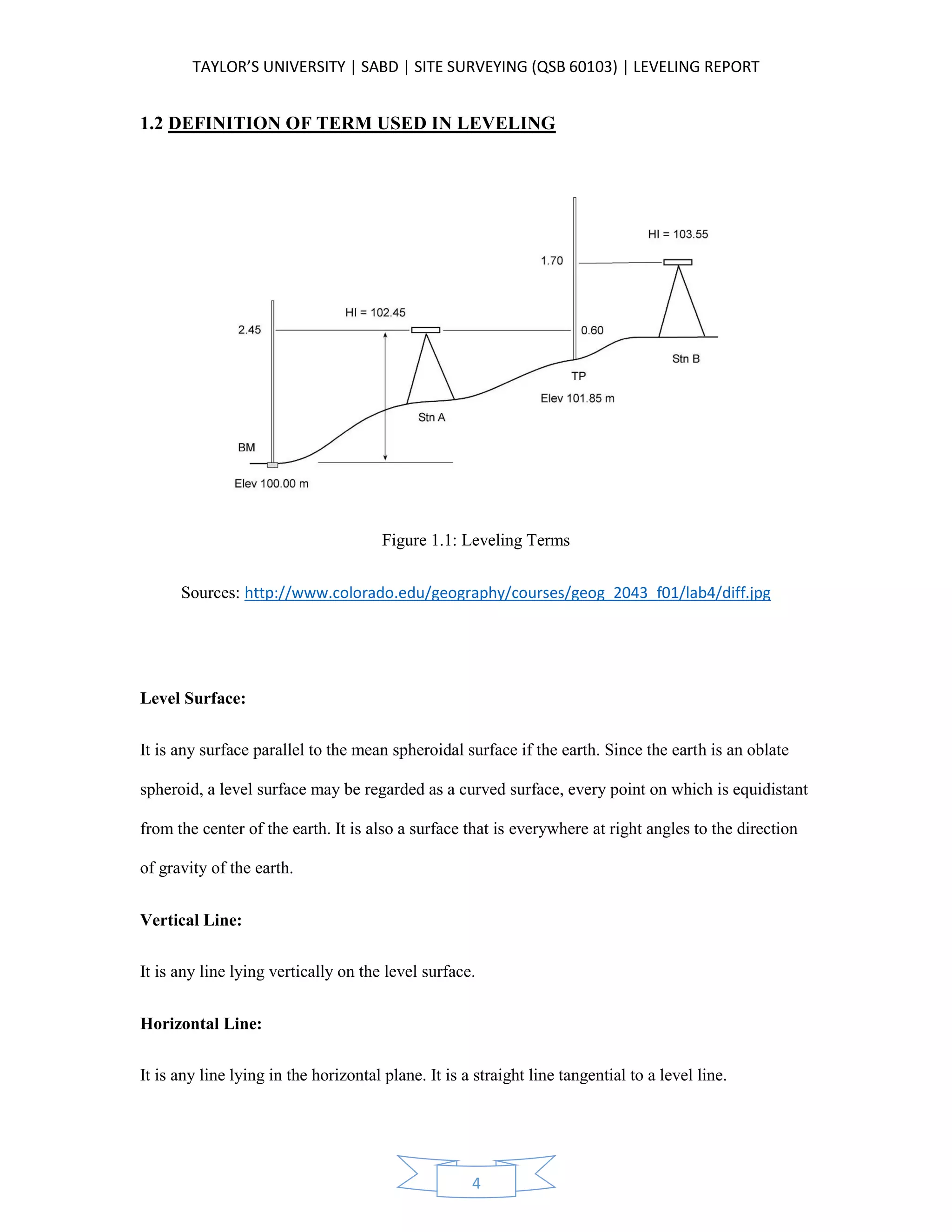 Leveling final-report | PDF